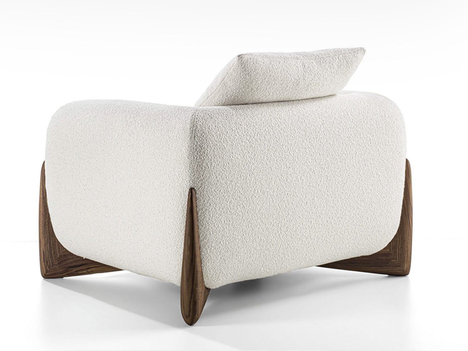 Essence Bouclé Armchair with wood legs | Agape Furniture