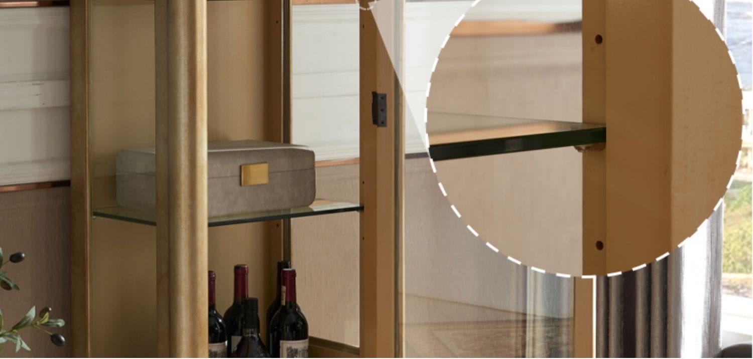 Martini Liquor Wine Display Cabinet | Agape Furniture