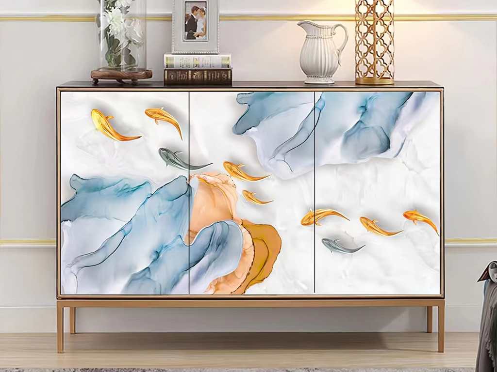 Combara Drawing Panel 2/3/4 Door Cabinet | Agape Furniture