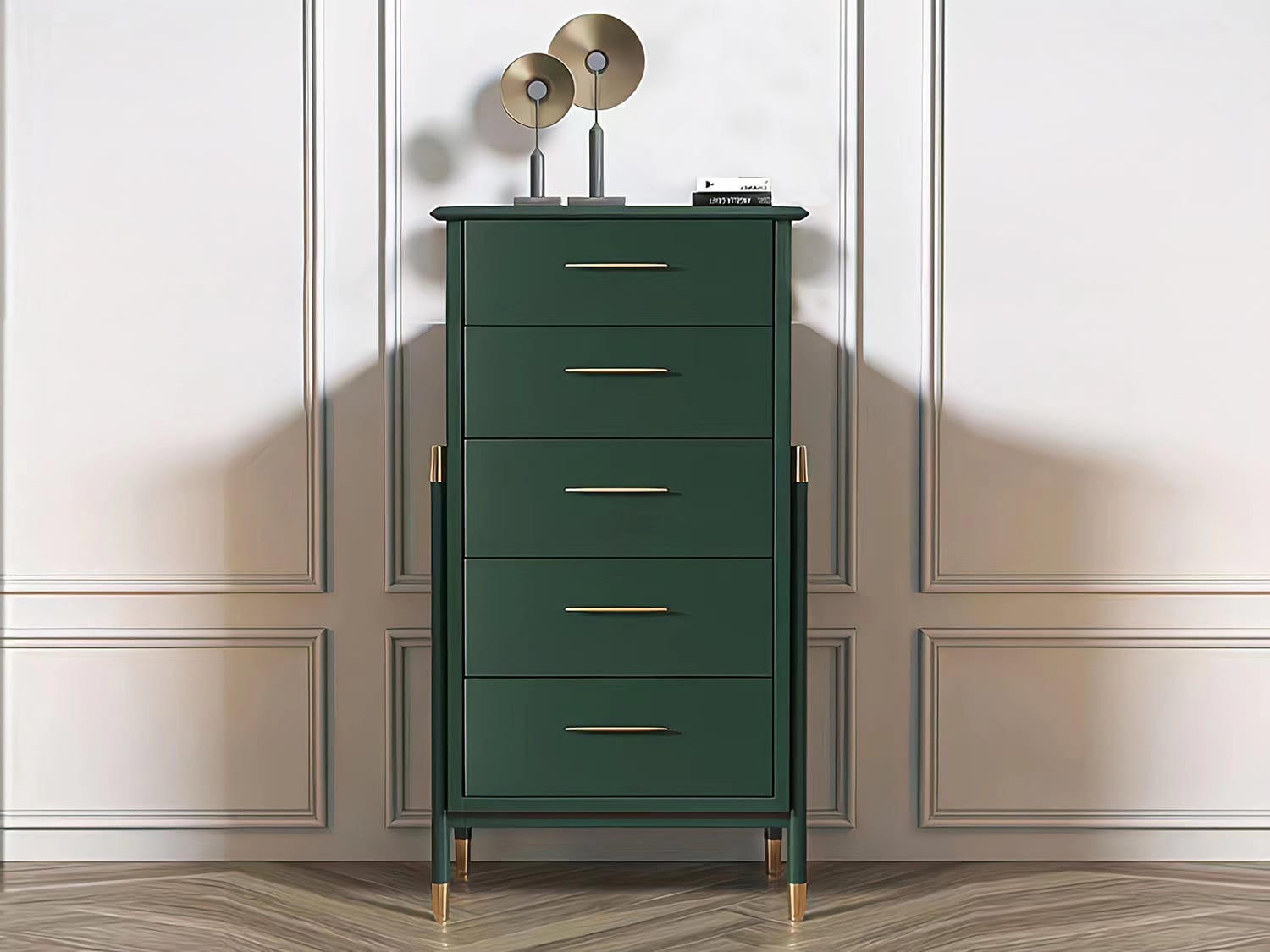 Dapton 3/5/6 Drawer Chest Cabinet | Agape Furniture