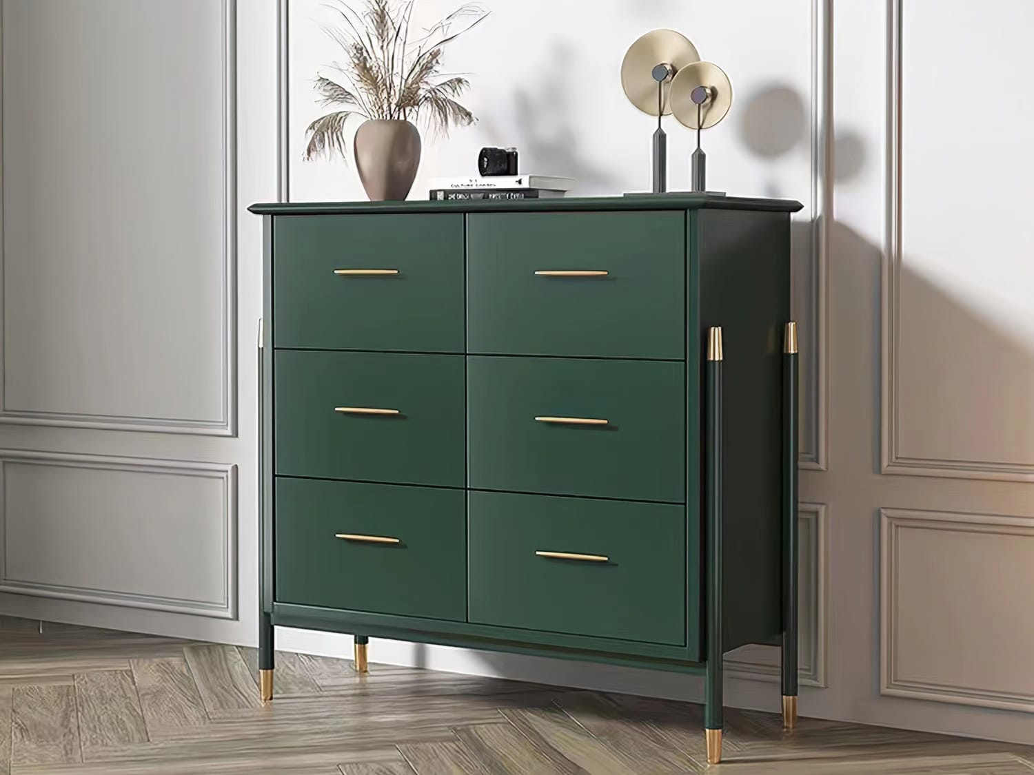 Dapton 3/5/6 Drawer Chest Cabinet | Agape Furniture