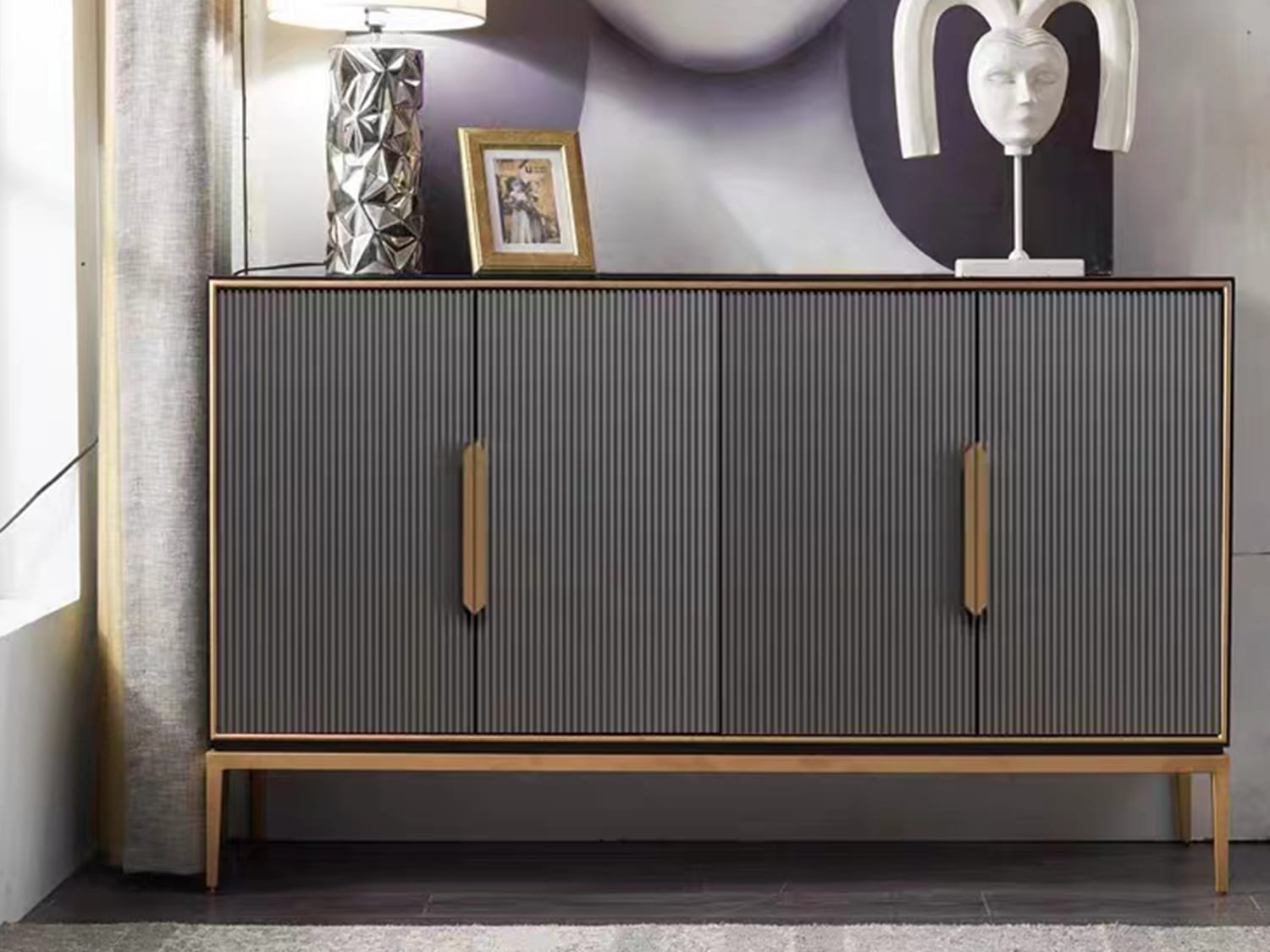 Nabiac 2/3/4 Door Cabinet/Buffet | Agape Furniture