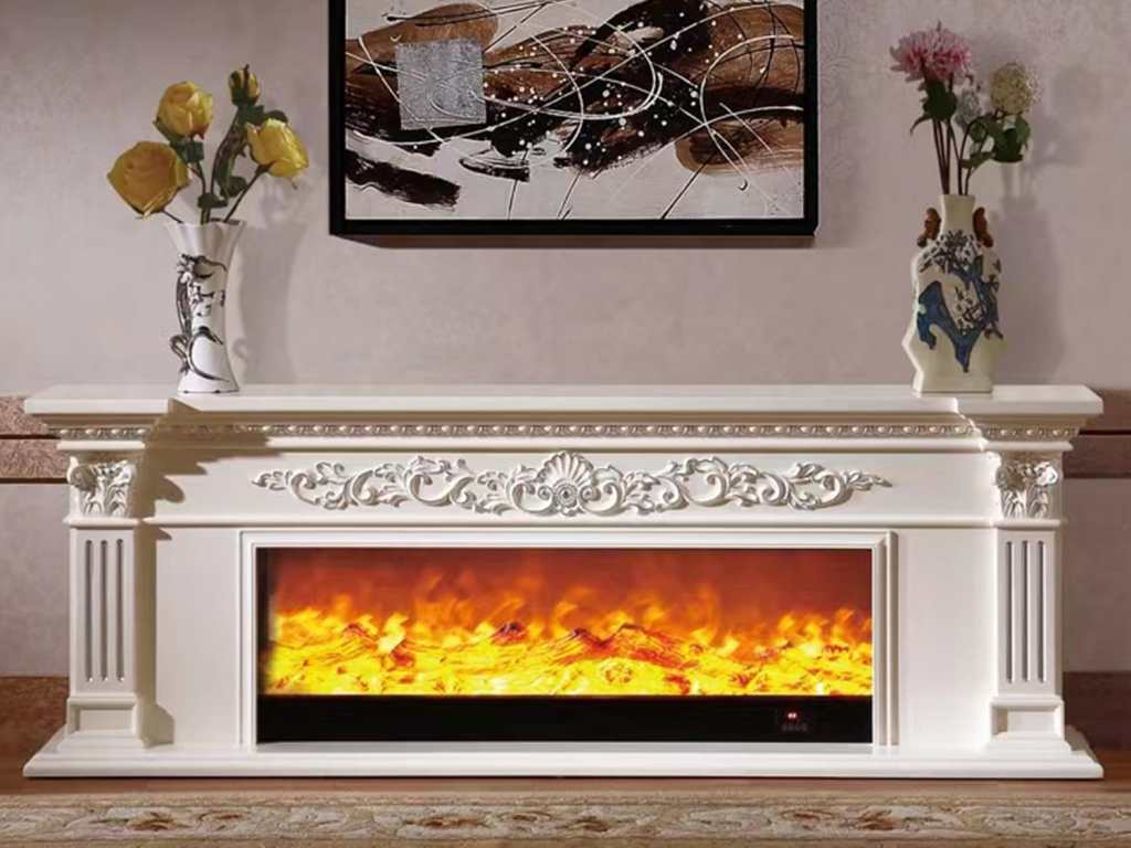Sinarrio Decorative/Electric Heater Fireplace with LED Optical ...