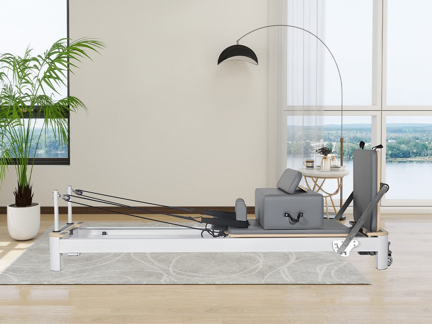 Webbs Fitness Aluminum Alloy Frame Pilates Reformer | Agape Furniture