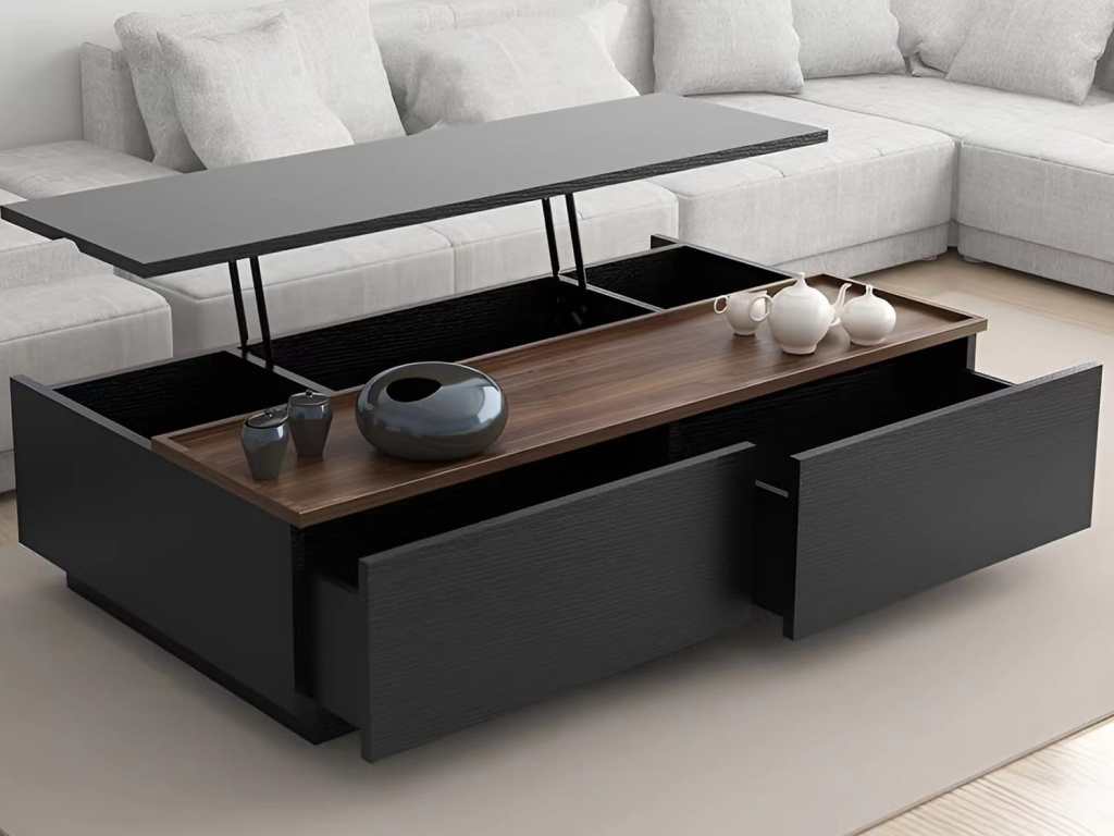 Ootha Lift-Top with Drawer Wood Coffee Table | Agape Furniture