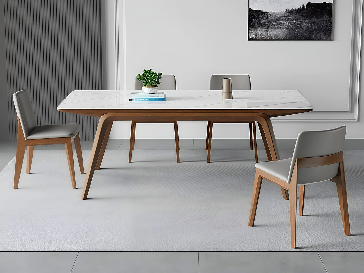 Farmville Harabai Sintered Stone Dining Table-140/160/180CM | Agape ...