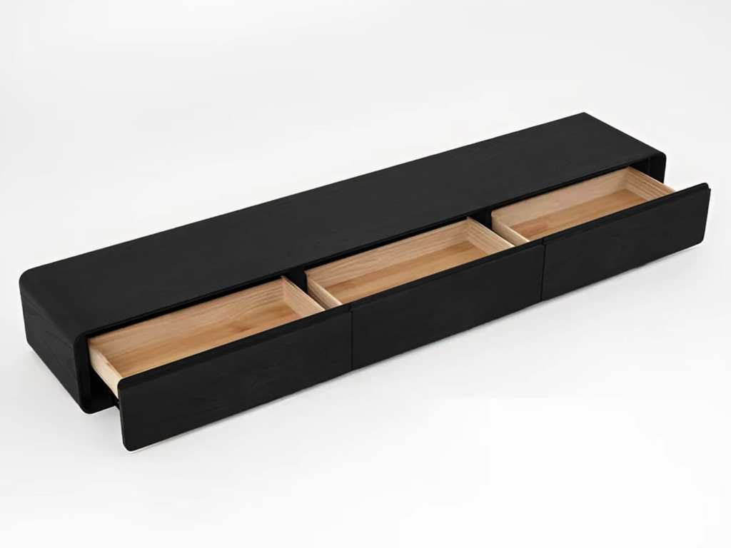 Chester 2M TV Unit With 3 Drawers-Black/Walnut/White&Walnut | Agape ...