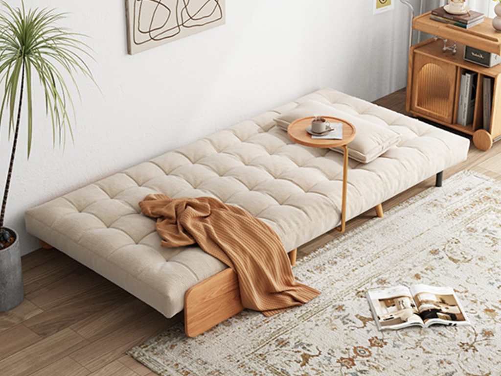 Bigfork Folding Design Extension Sofa Bed With Rotating Table-Single ...