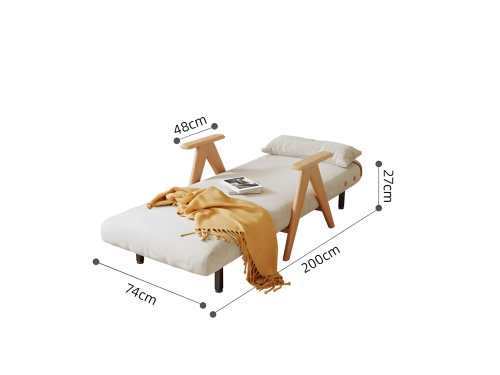 Cobar Folding Design Extension Single Sofa Bed adjustable back cushion ...