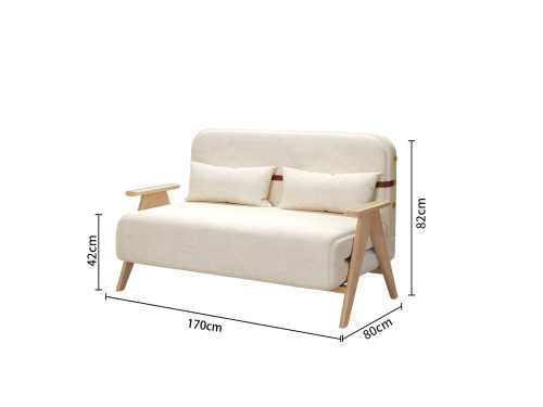 Cobar Folding Design Extension Sofa Bed With Armrest-170CM | Agape ...