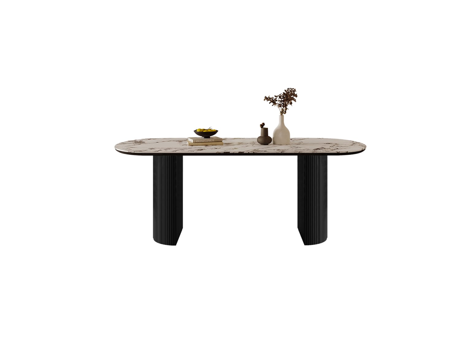 Perth Rock Baugeli Sintered Stone Dining Table-140/160/180/200/220CM ...