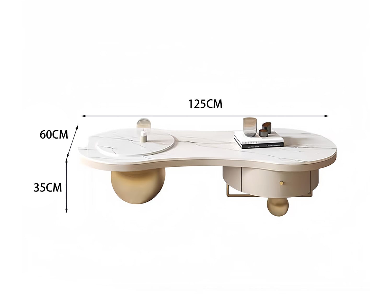 Avoca Sintered stone Coffee Table - Agape Furniture