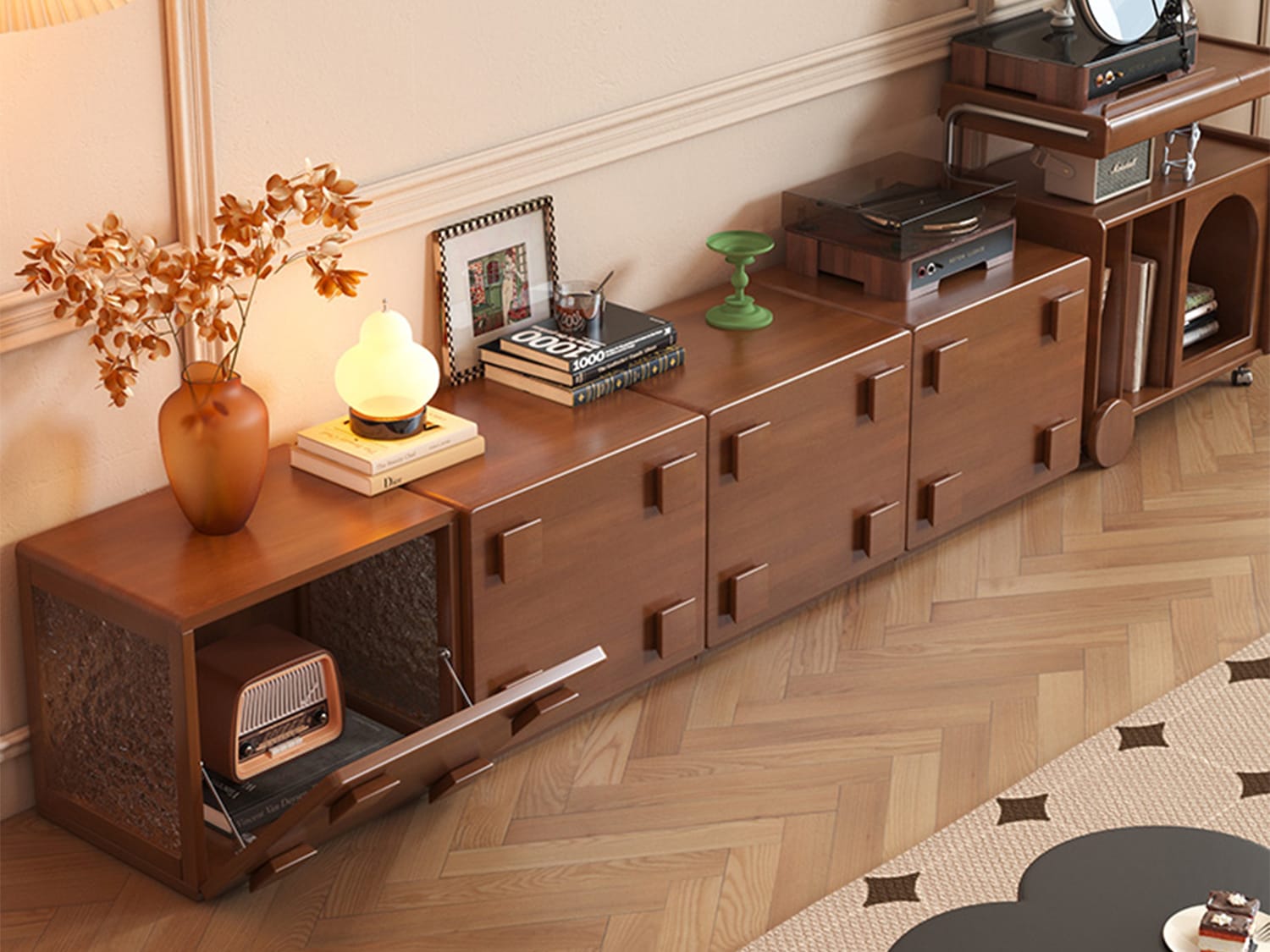 Berri Detachable Modular TV Unit | Agape Furniture