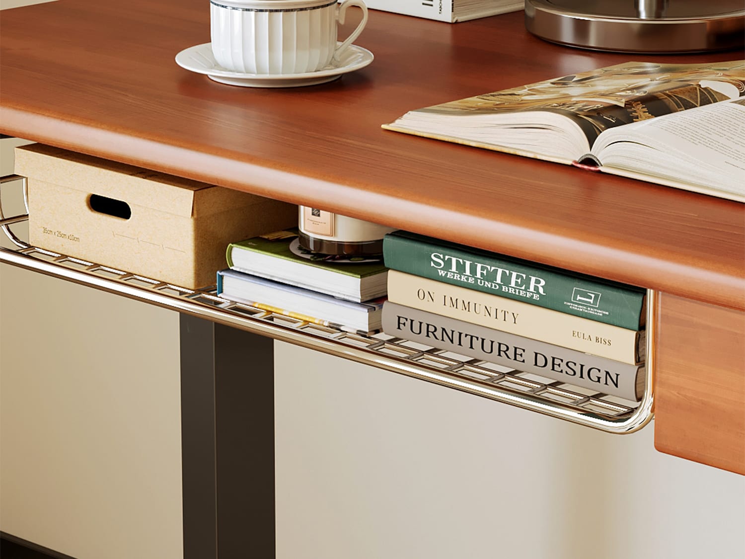 Furner Electric adjustable office / study table -120CM/140CM | Agape ...