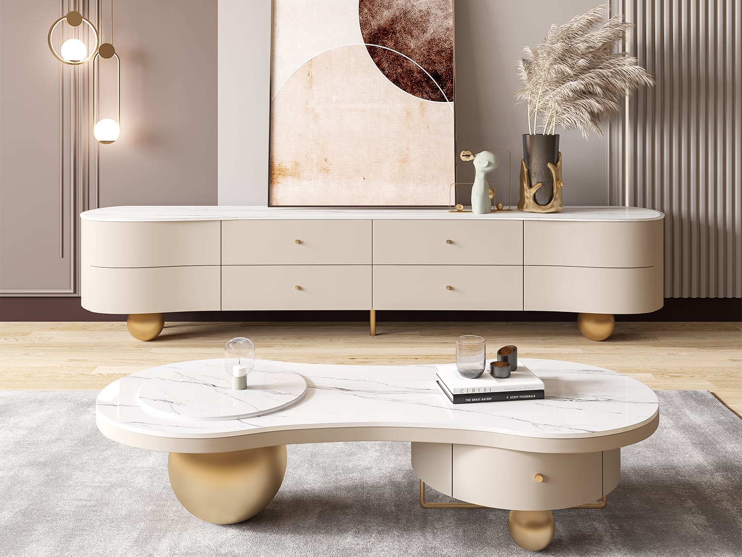 Avoca Sintered stone Coffee Table | Agape Furniture