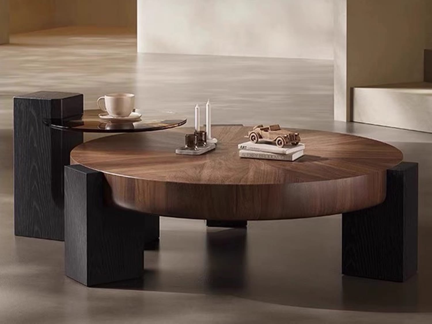 Mitchell Modern Wooden Coffee Table with/without Side Table | Agape ...