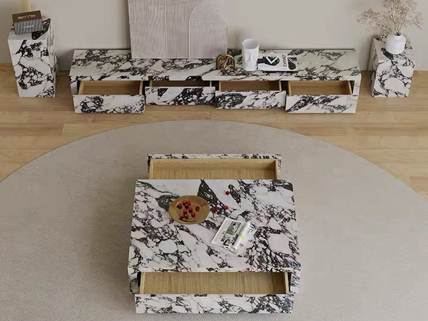 Texas Storage Sintered Stone TV Unit-180CM/200CM/220CM/240CM | Agape ...