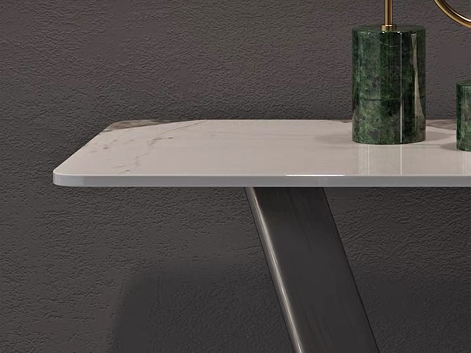 Miles Sintered Stone Top Console Table-120CM/140CM/160CM | Agape Furniture