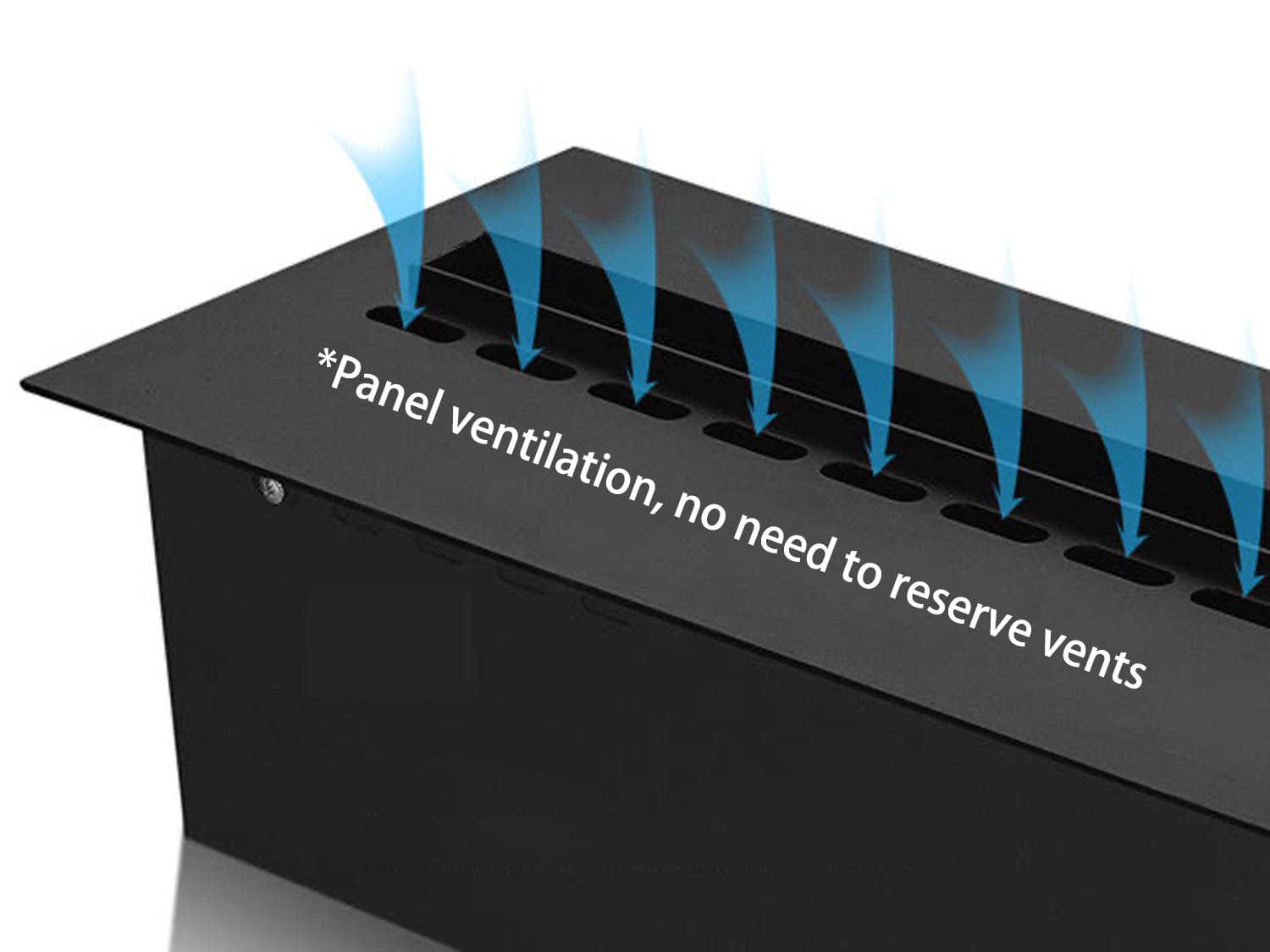 Tesero Atomizing fireplace 3D simulation flame humidifier embedded ...