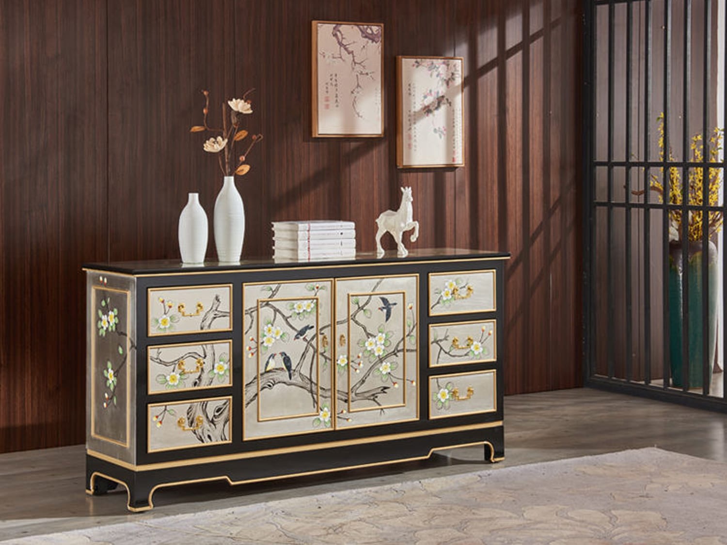 Bollon Classical Storage Cabinet/Buffet | Agape Furniture