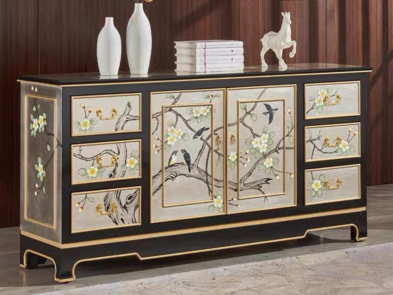 Bollon Classical Storage Cabinet/Buffet | Agape Furniture