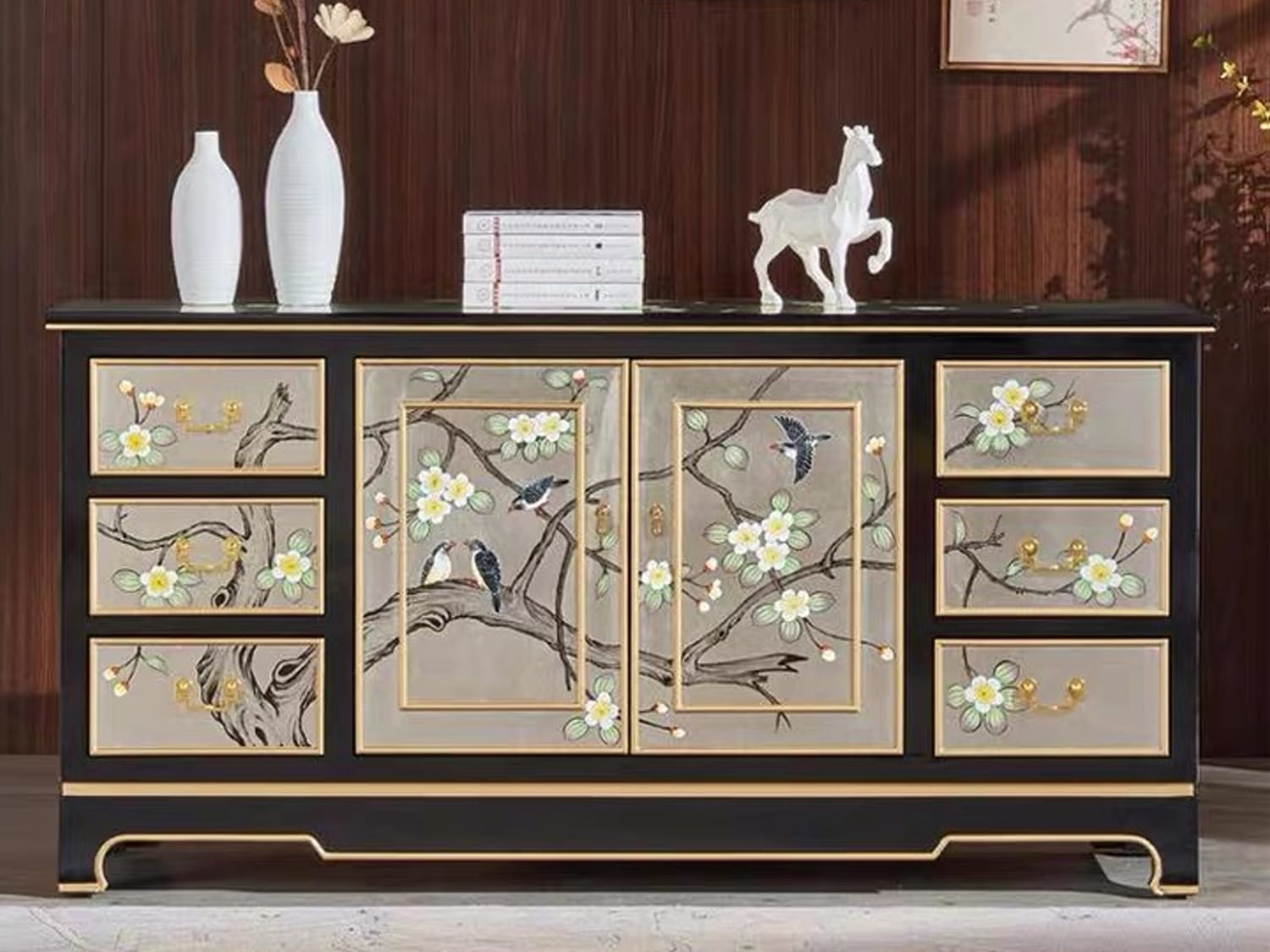 Bollon Classical Storage Cabinet/Buffet | Agape Furniture