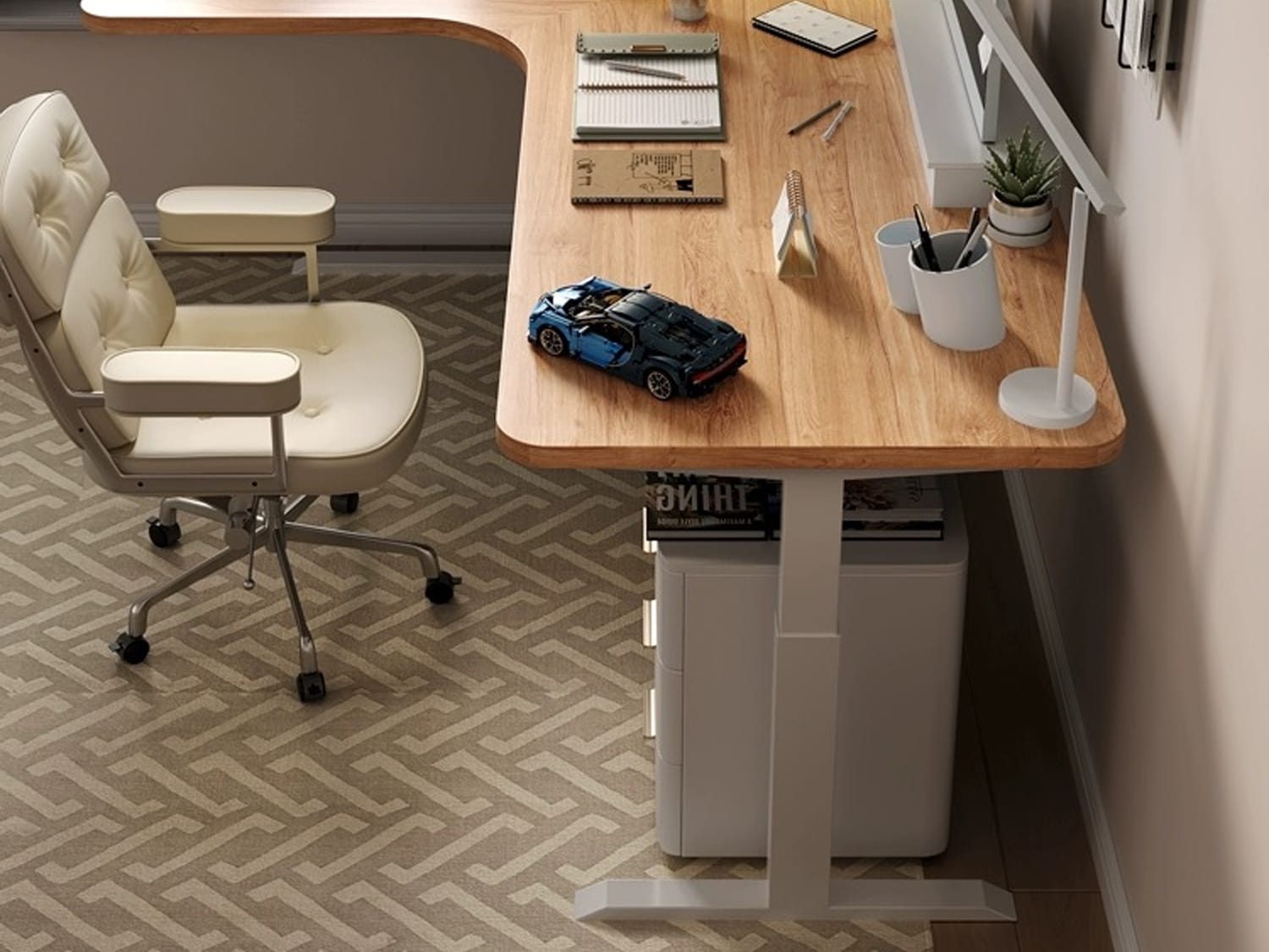 Triana Electric adjustable With Lift-Top Office Table-140CM/160CM/180CM ...