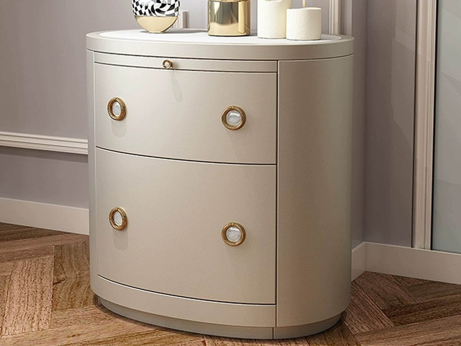 Samoa Modern Bedside Table | Agape Furniture