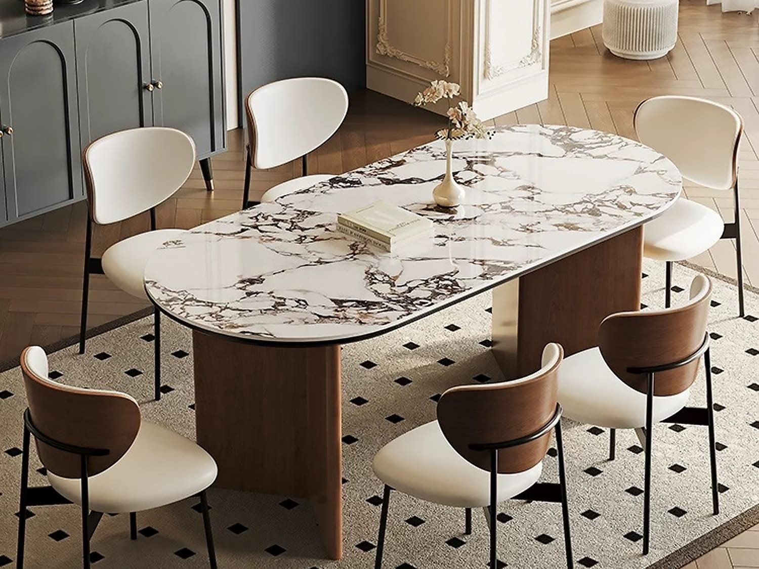 Hawker Baugeli Sintered Stone Dining Table-140/160/180/200/220CM ...