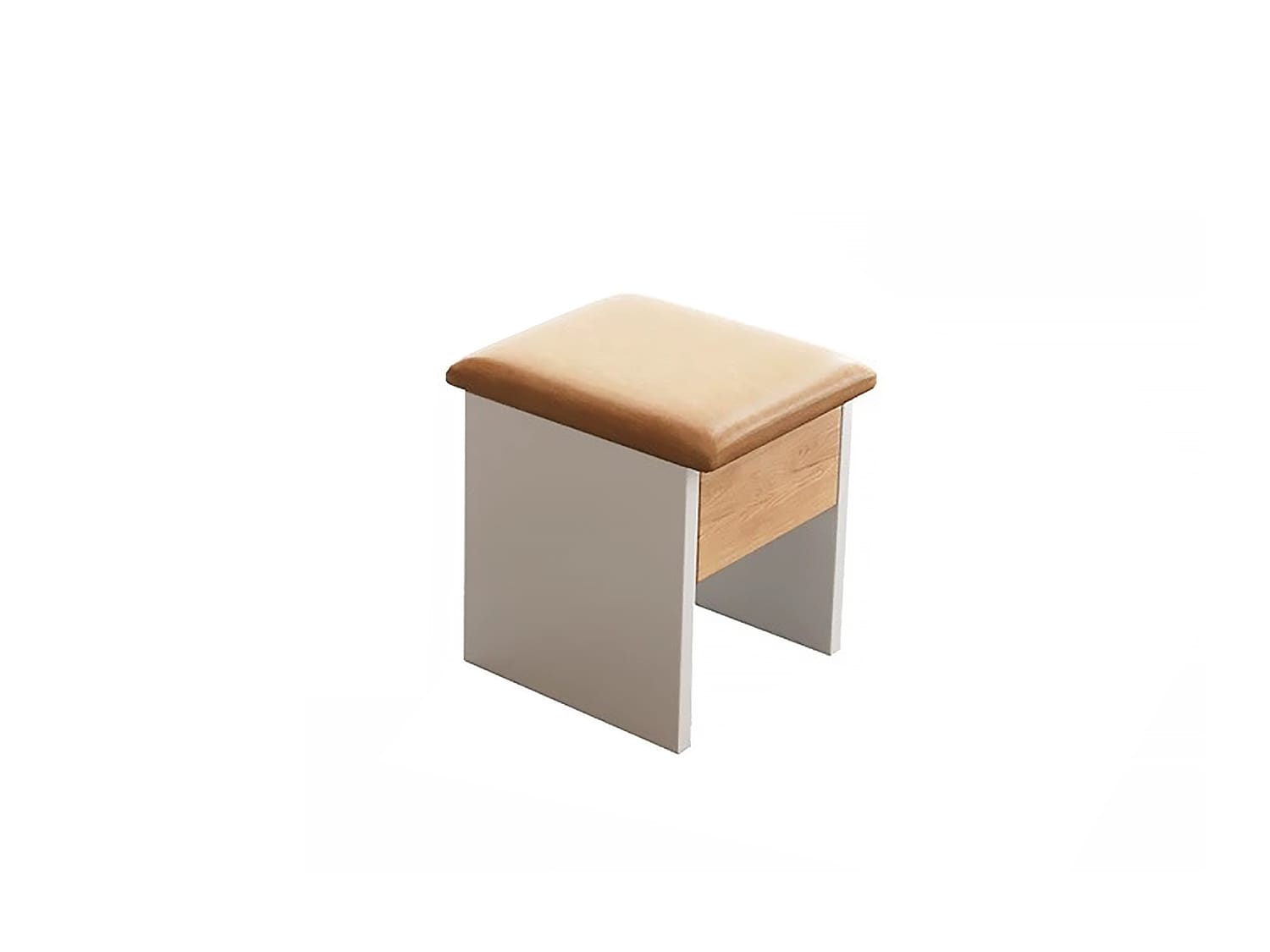 Pedley Modern Small Stool-White/Grey/White&Black | Agape Furniture