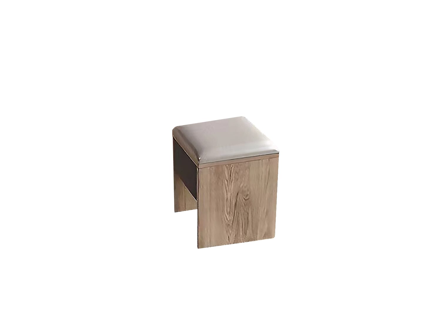 Pedley Modern Small Stool-White/Grey/White&Black | Agape Furniture
