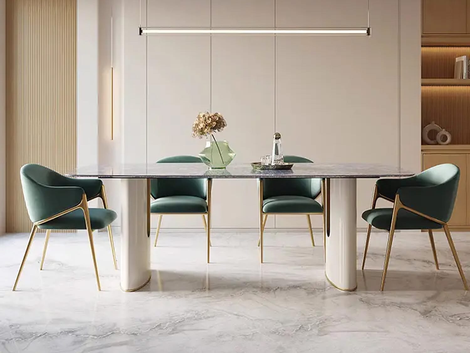 Karratha Velvet Dining Chair with stainless frame-Gold/Black | Agape ...