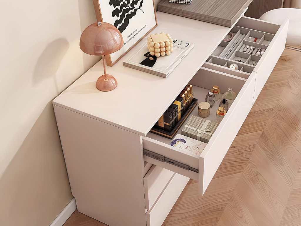 Hobby Modern Extendable Dressing Table-With LED Mirror/Without LED ...