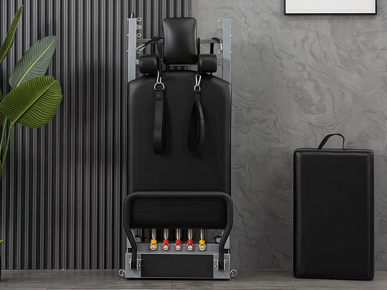 Aledo Iron Frame Foldable Pilates Reformer Home Gym Train Equipment ...