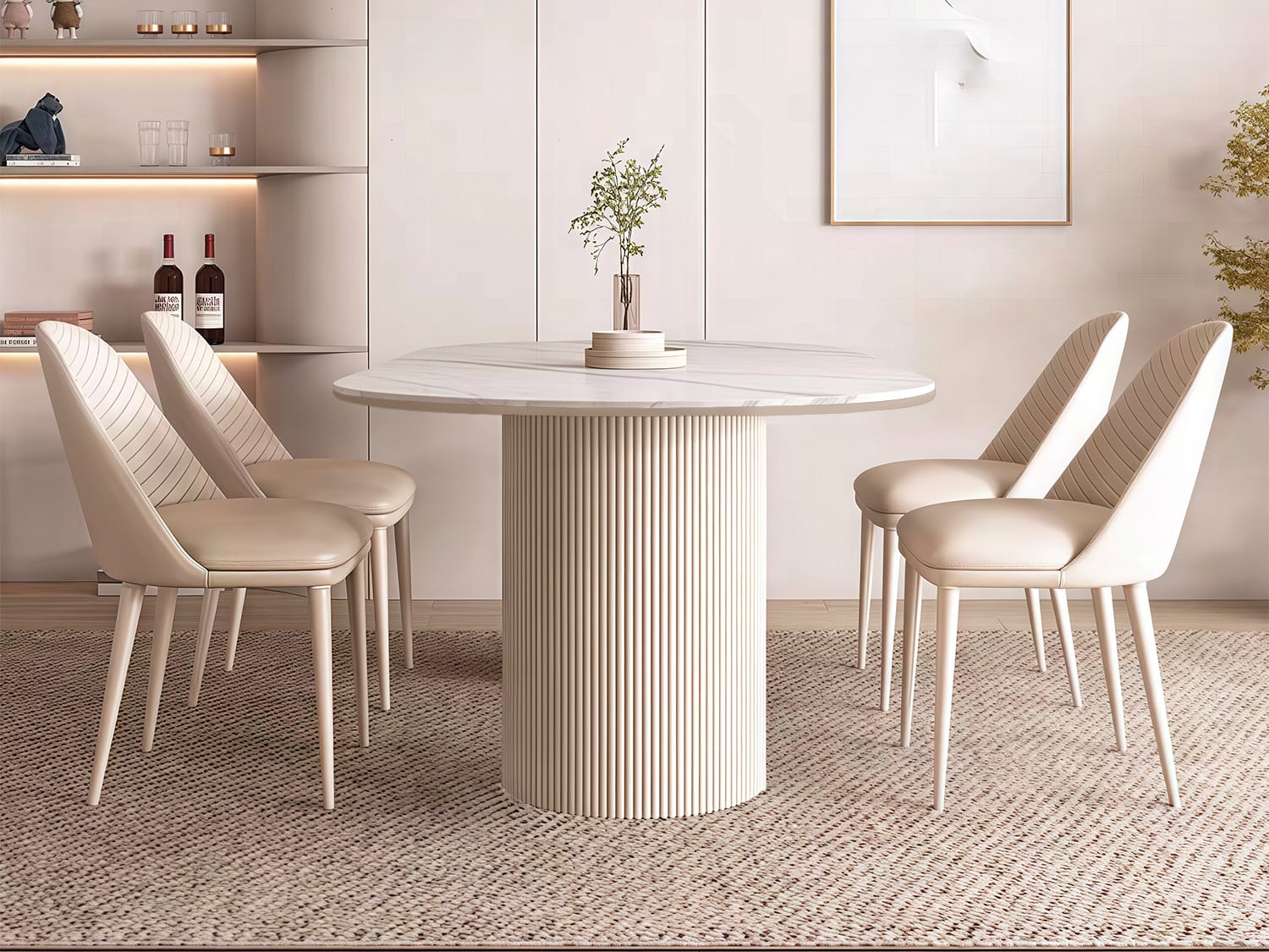 Perth Rock Harabai Sintered Stone Dining Table-140/160/180/200/220CM ...