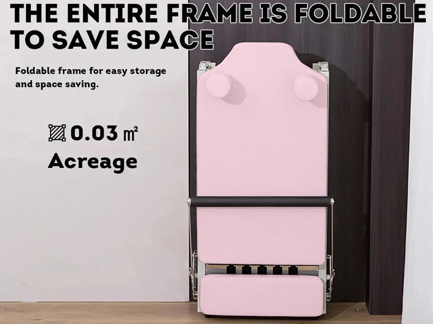 Casey Fitness Multi-purpose foldable Steel Frame Pilates Reformer ...