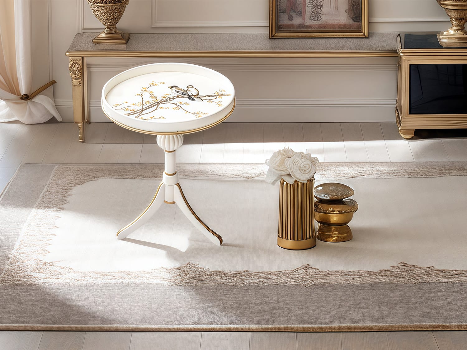 Pueblo Luxury Retro Side Table | Agape Furniture