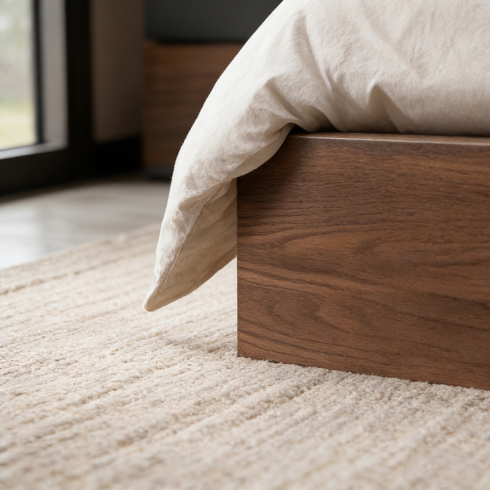 Brawley Wooden Multi Functional Gas Lift Bed With Storage-Walnut-Queen ...