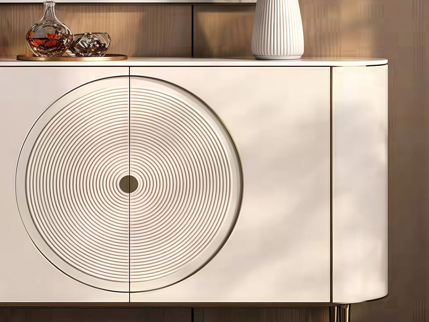 Melnar Modern Sintered Stone Storage Cabinet/Buffet-120CM/150CM | Agape ...