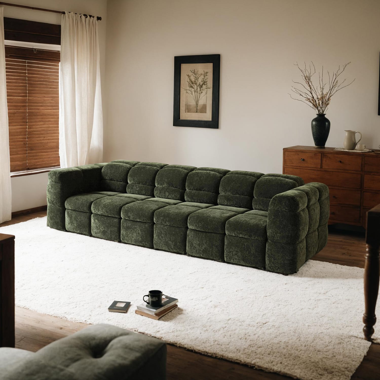 [Smart App Control]Crain Electric Chenille Sofa Bed with Adjustable ...