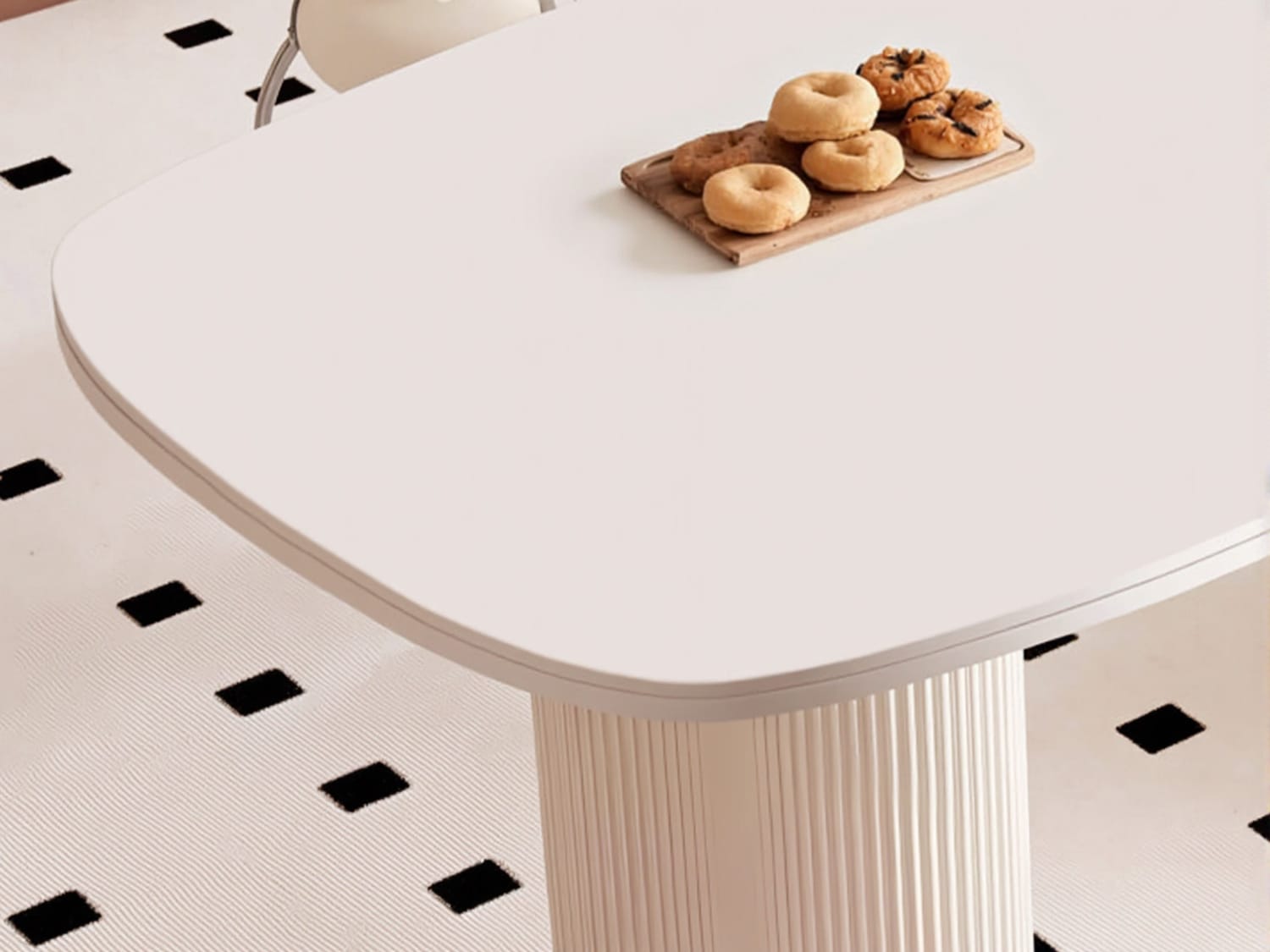 Bencubbin Matt Pure White Sintered Stone Dining Table-200CM | Agape ...