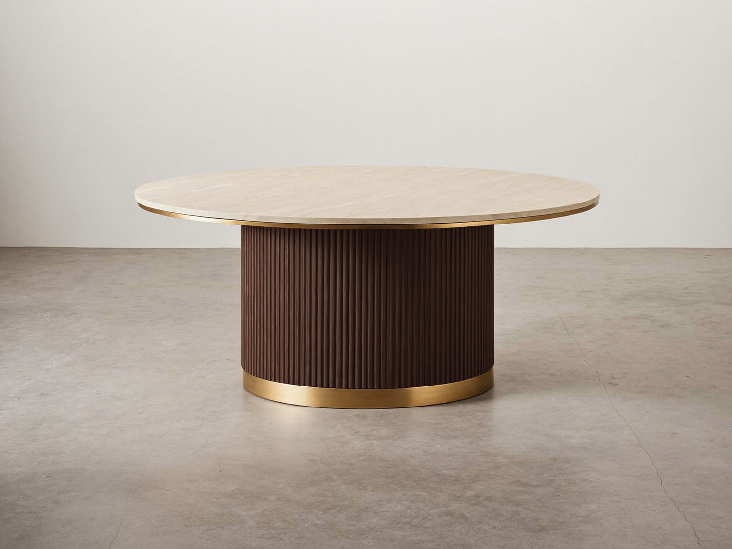 Nebo Travertine Sintered Stone Coffee Table-With/Without Side Table ...