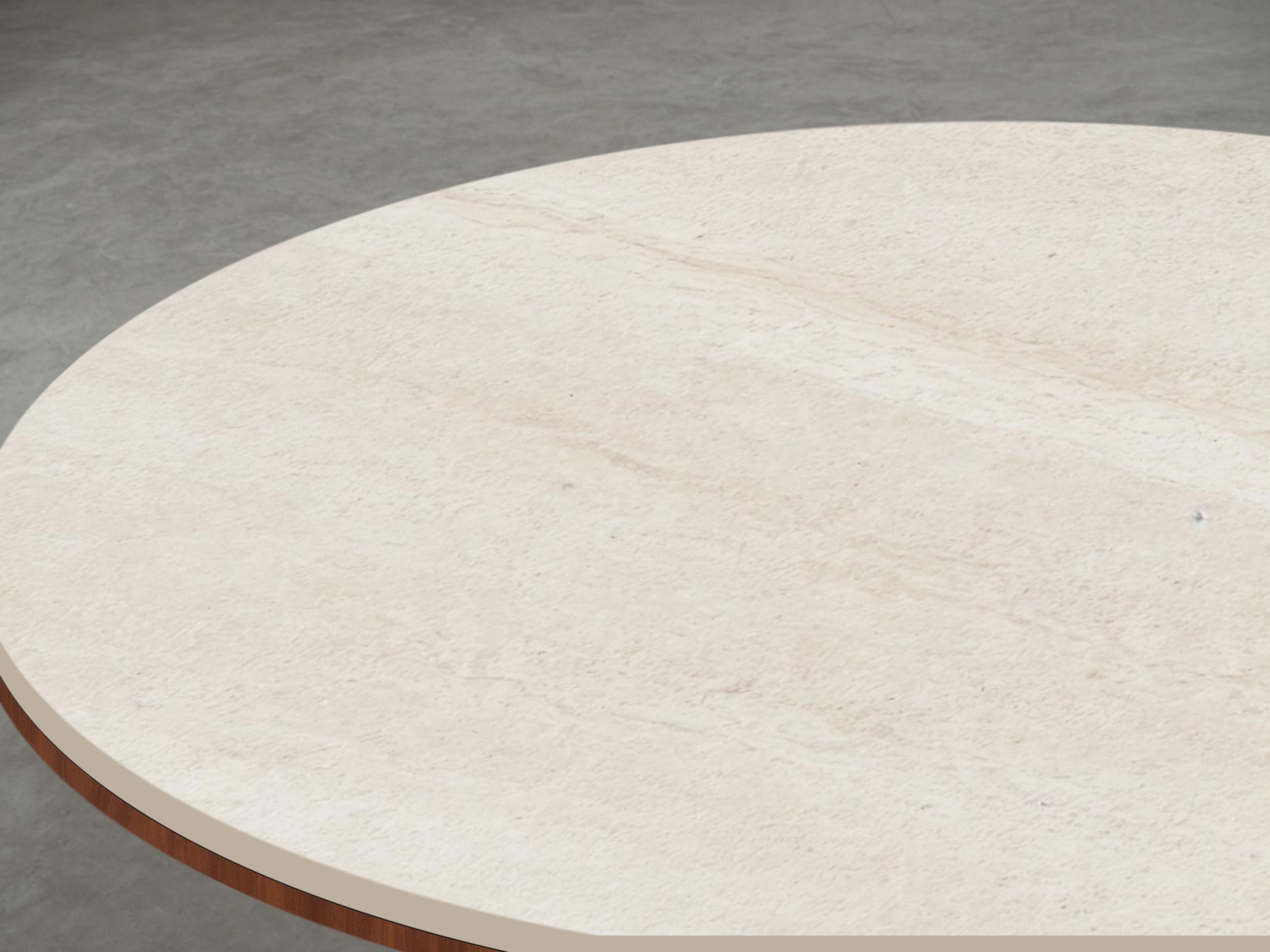 Hawker Travertine Sintered Stone Side Table | Agape Furniture